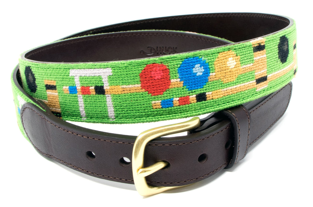 National Croquet Center Pro Shop - Needlepoint Belt – NCC ProShop