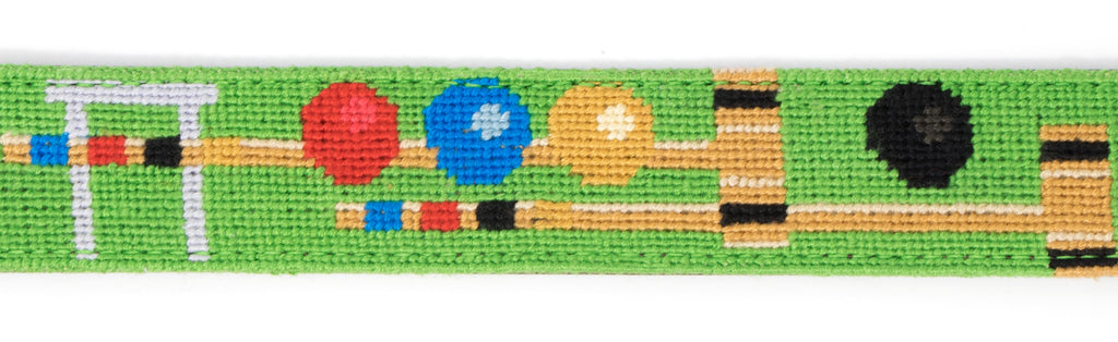National Croquet Center Pro Shop - Needlepoint Belt – NCC ProShop